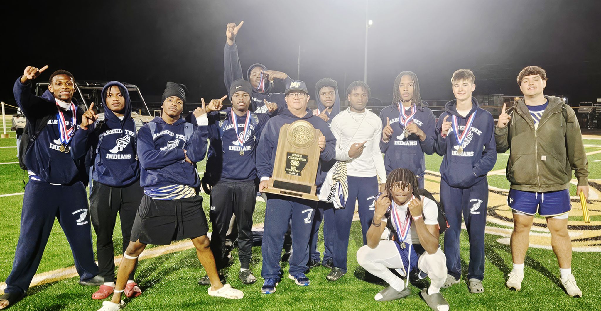 Marked Tree claims first track title in school history