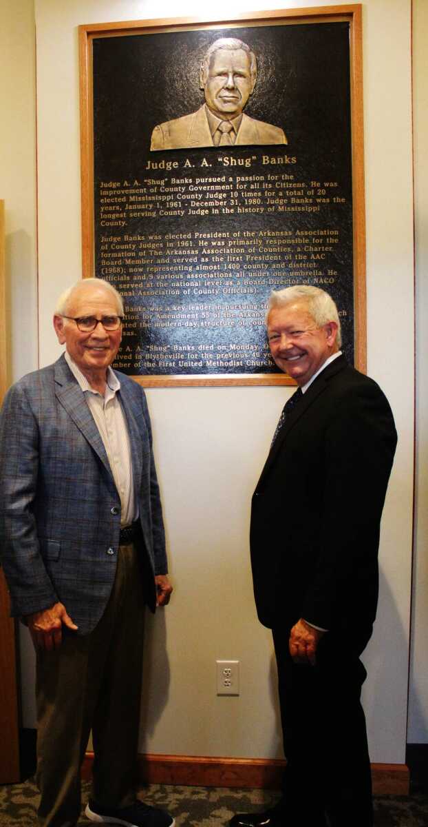 County Judge A.A. “Shug” Banks remembered