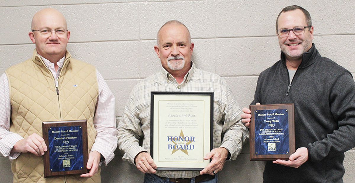 Manila school board members recognized