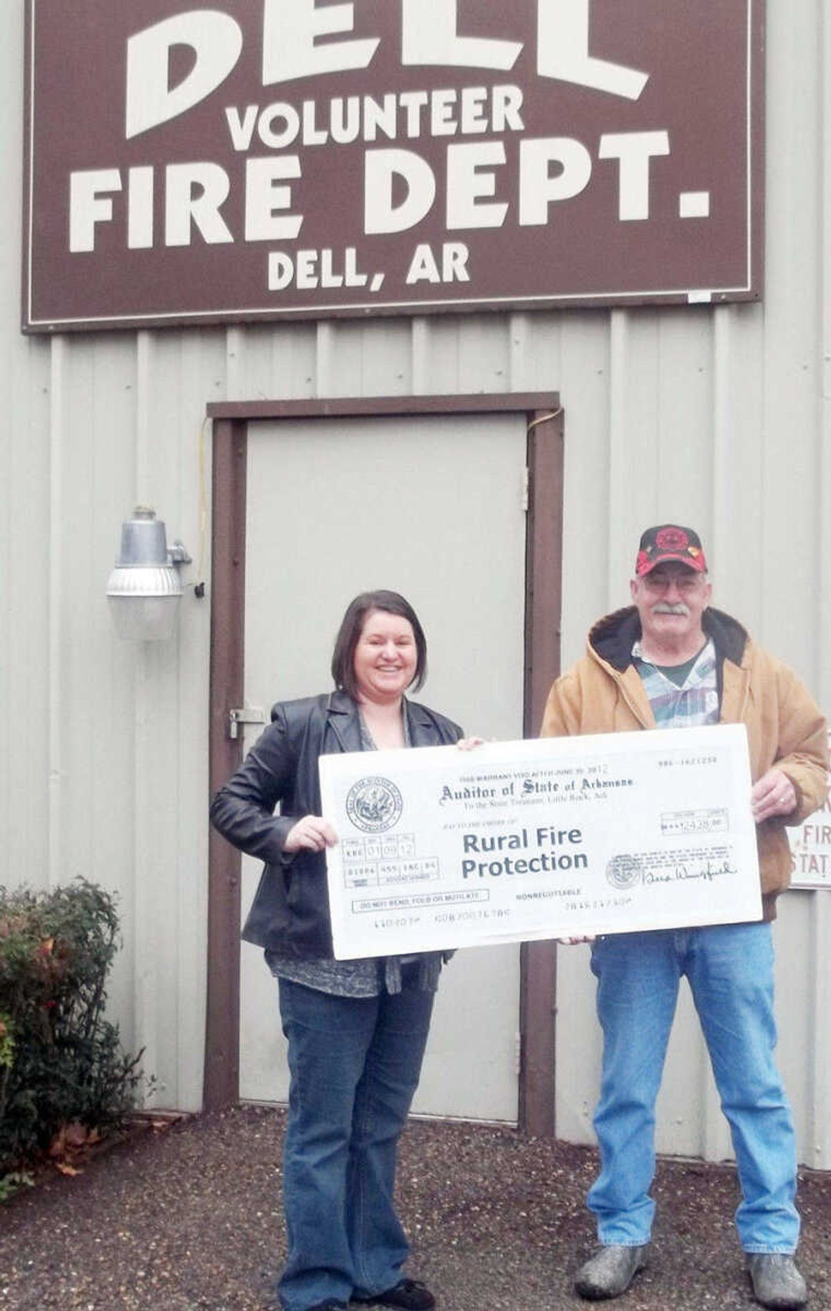 Dell Fire Department receives grant