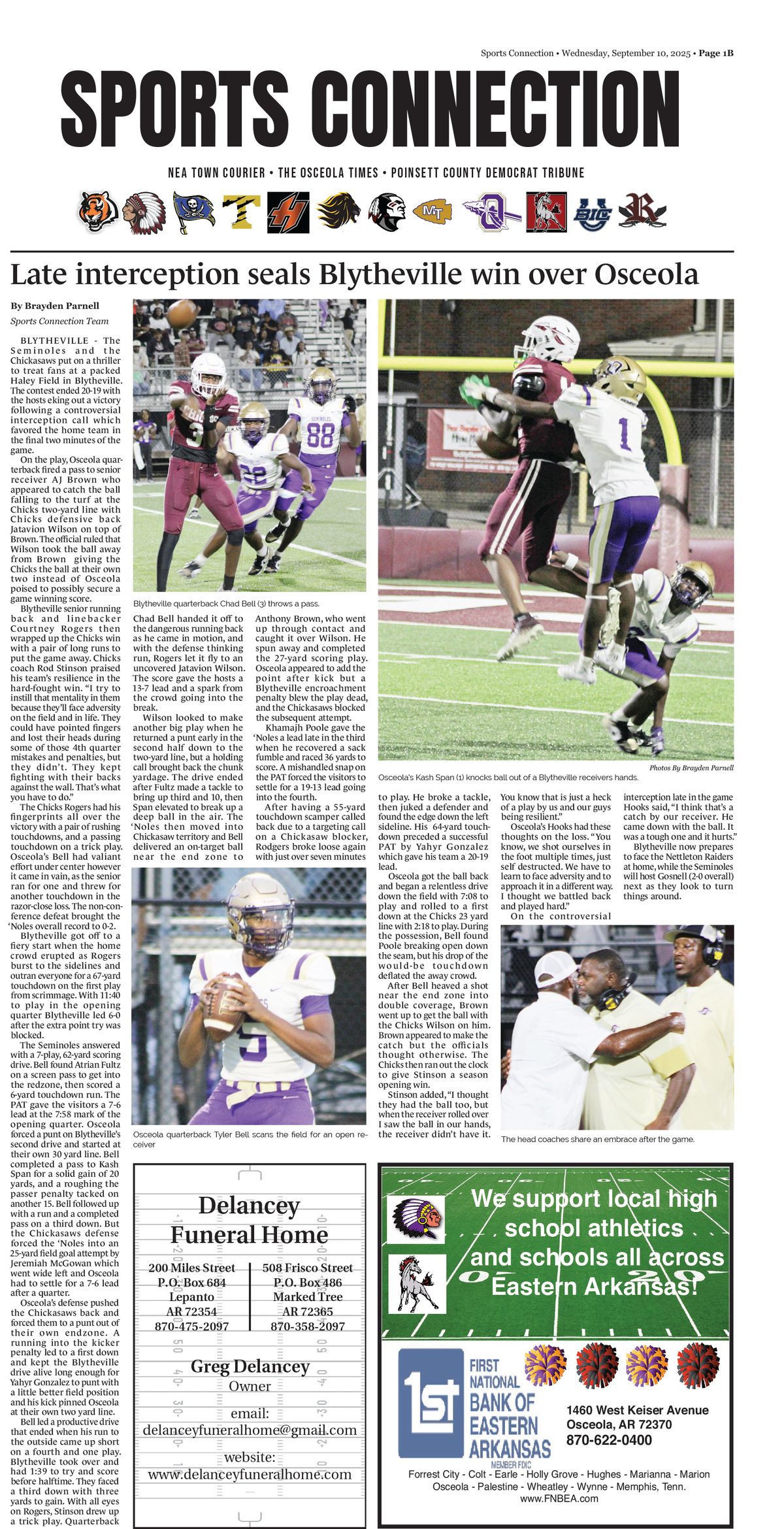 Sept. 10, 2025: Sports Connection E-Edition