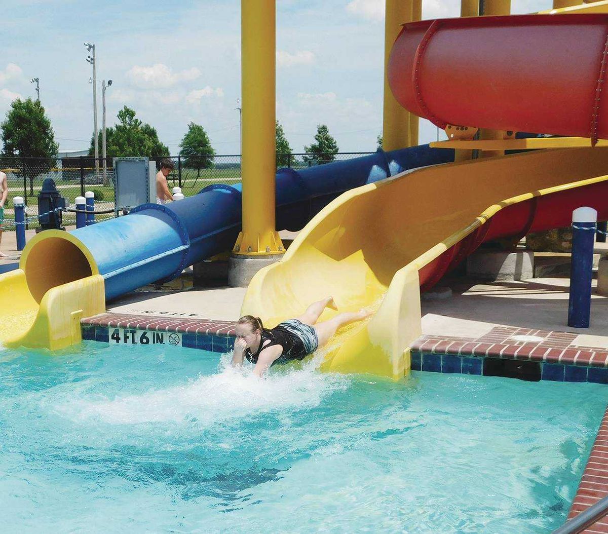 Manila pool opens with a splash