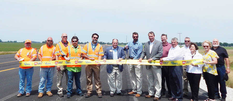 Ribbon cutting officially opens Highway 18 Manila Bypass
