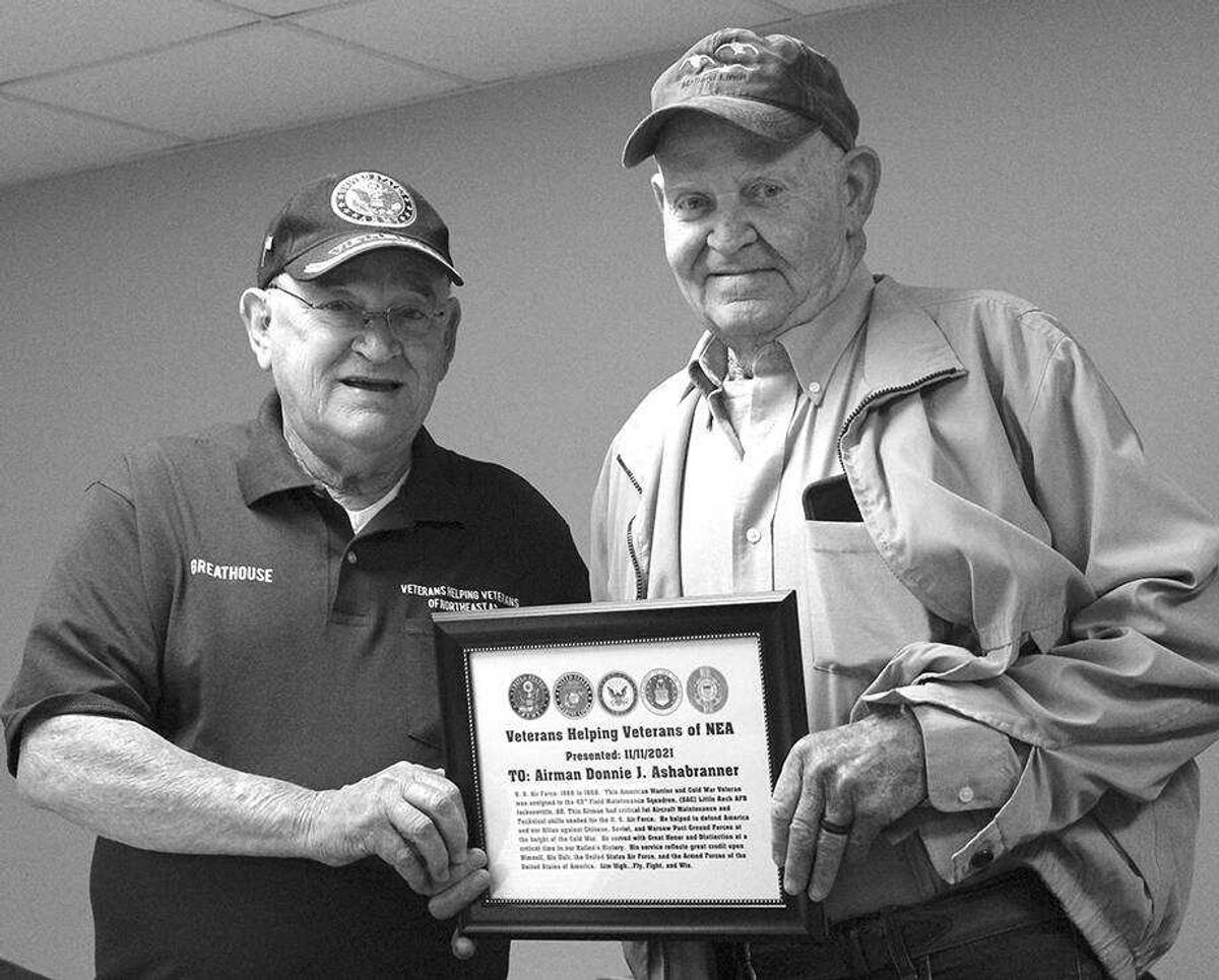 Ashabranner honored by Veterans Helping Veterans