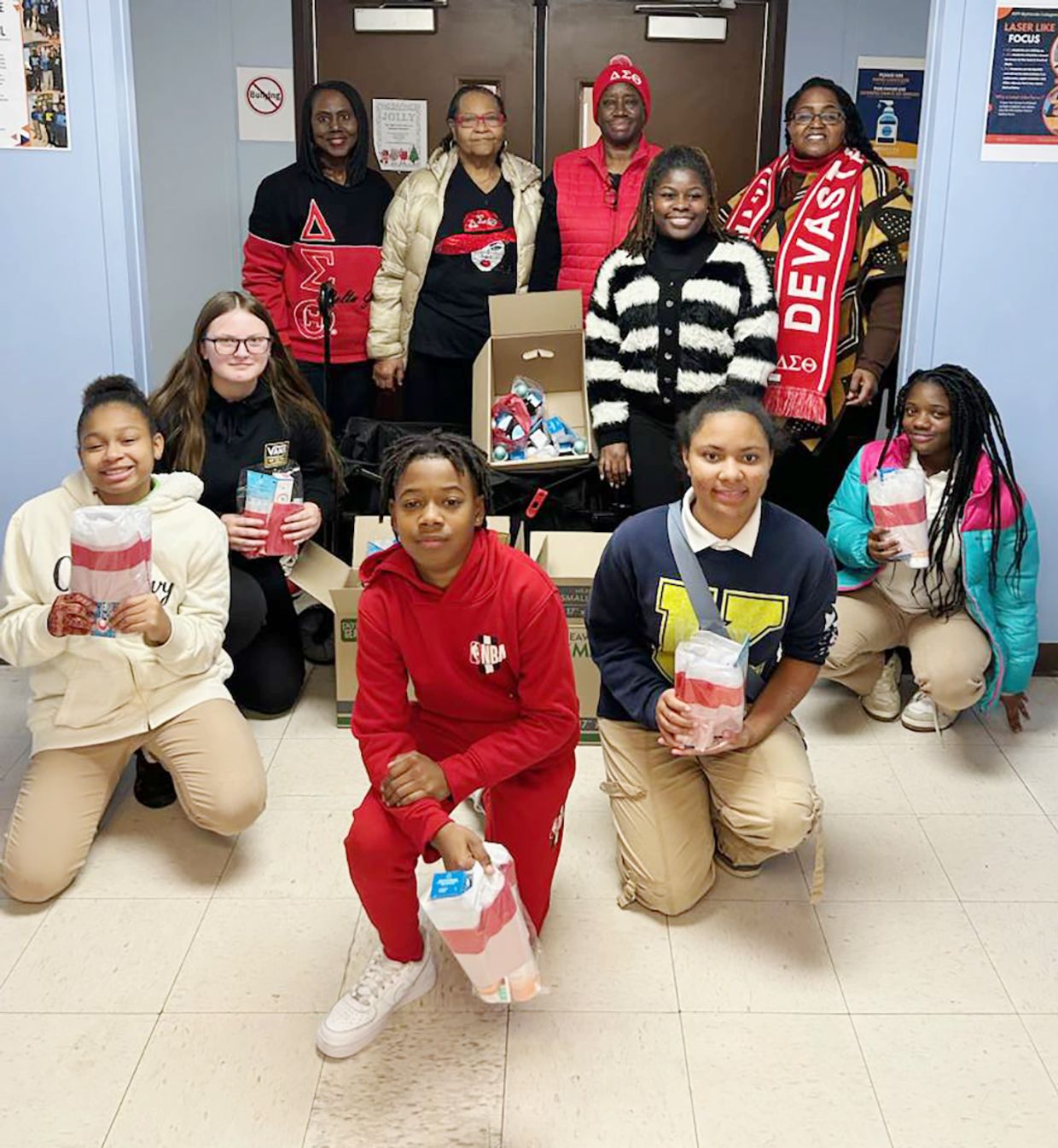 Delta Sigma Theta alumnae deliver hygiene kits to girls across Mississ...