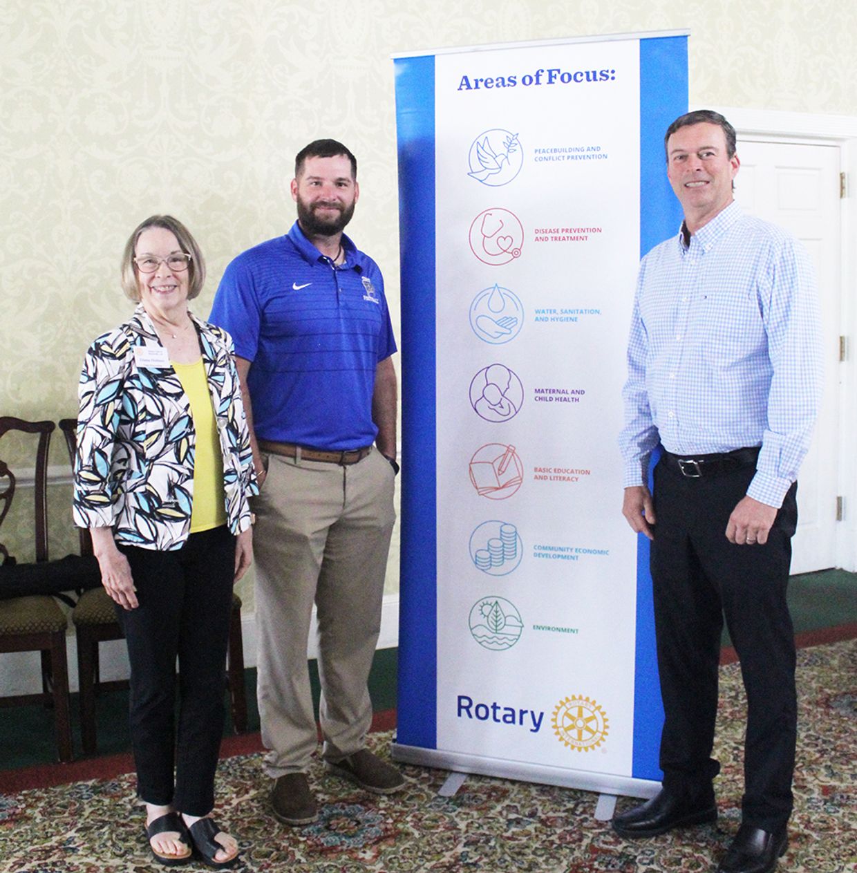 Rotarians welcome Gosnell superintendent and football coach