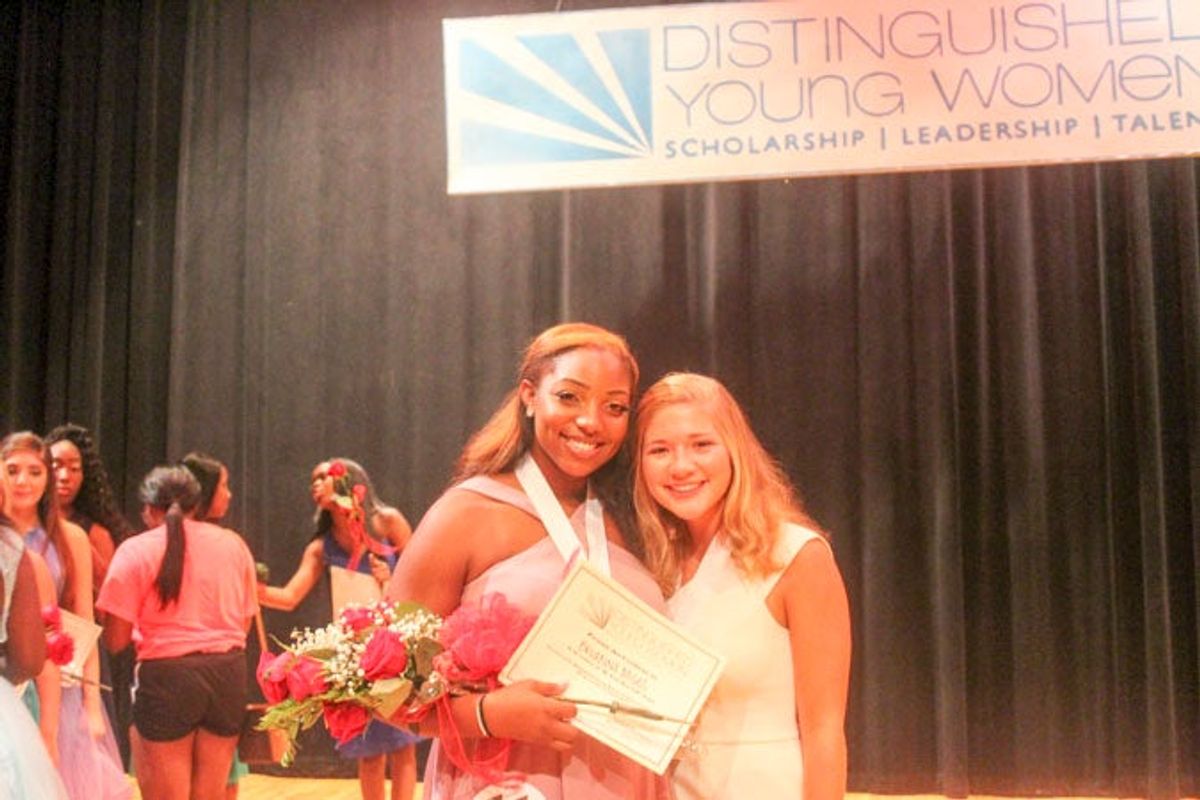 Ellie Adams Passes the Torch of Distinguished Young Woman of...
