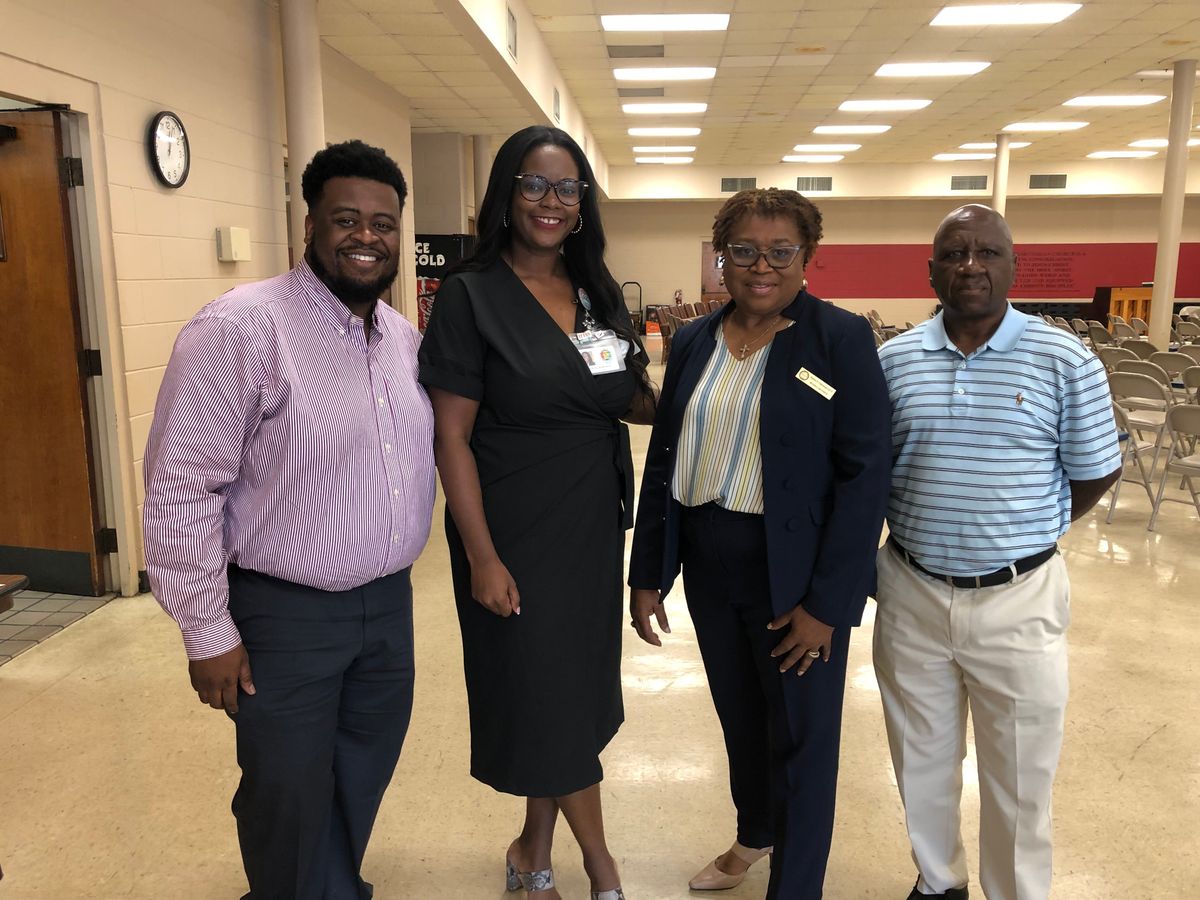 Veteran Educator Tonya Chestnut spoke to Selma Rotary Club