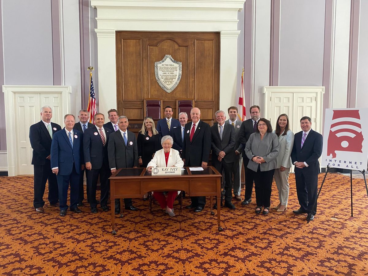 Gov. Ivey Holds Ceremonial Bill Signing for Connect Alabama ...