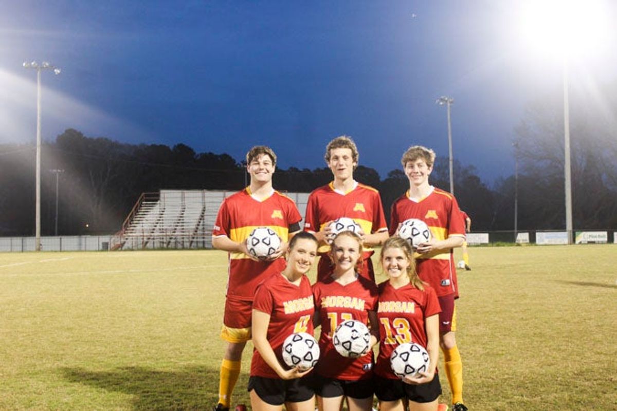 Morgan Academy honors its senior soccer players