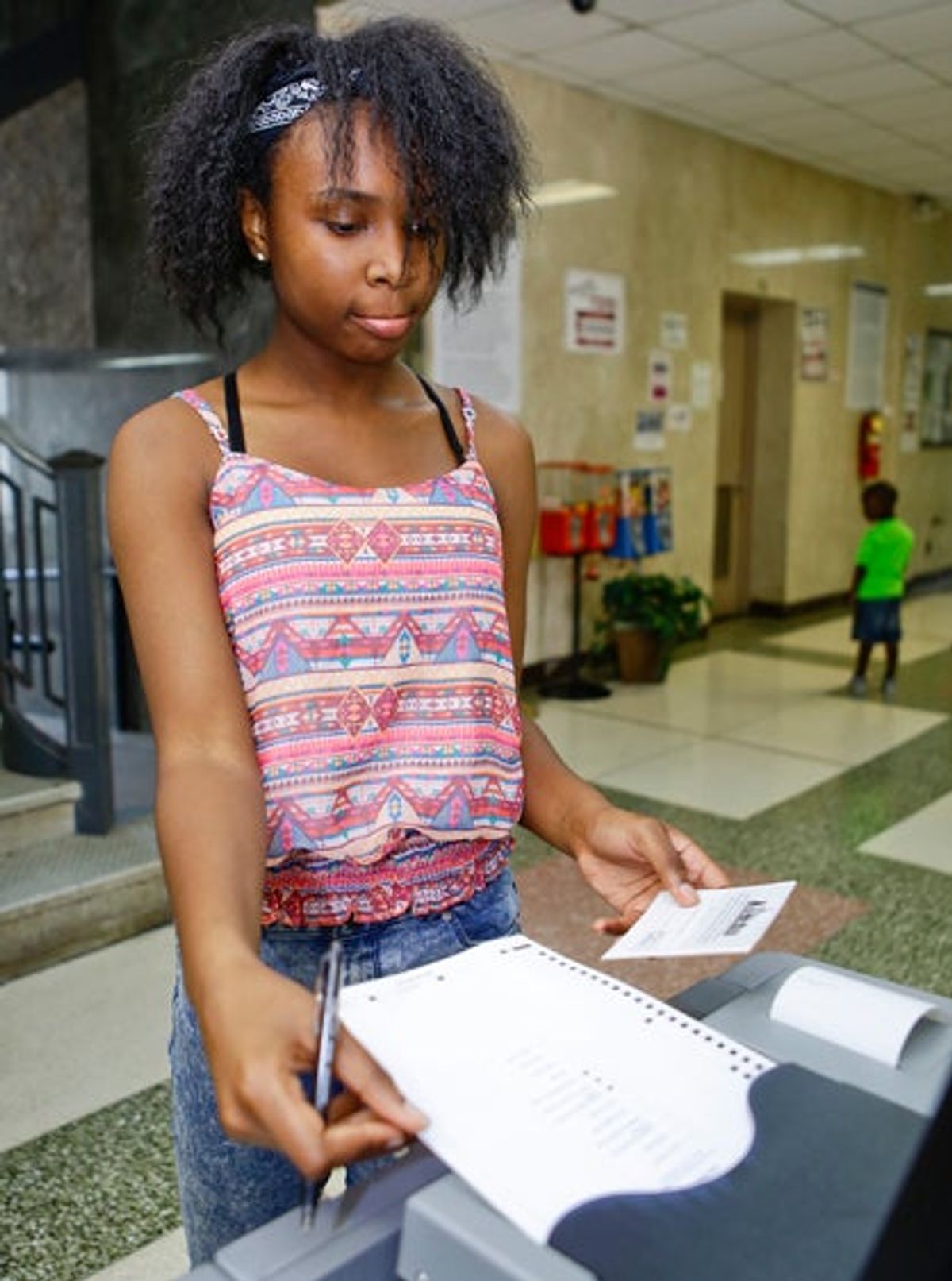 Students learn power of ballot box on Voting Rights Act eve