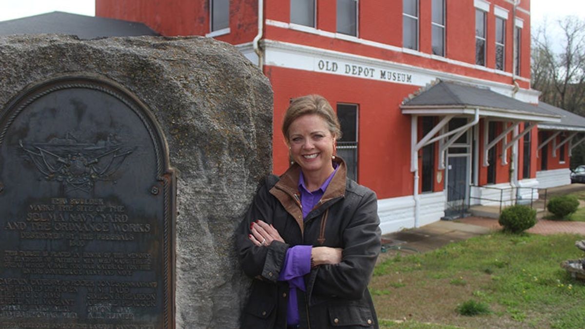 Old Depot Museum Director Beth Spivey shares history of Selm...
