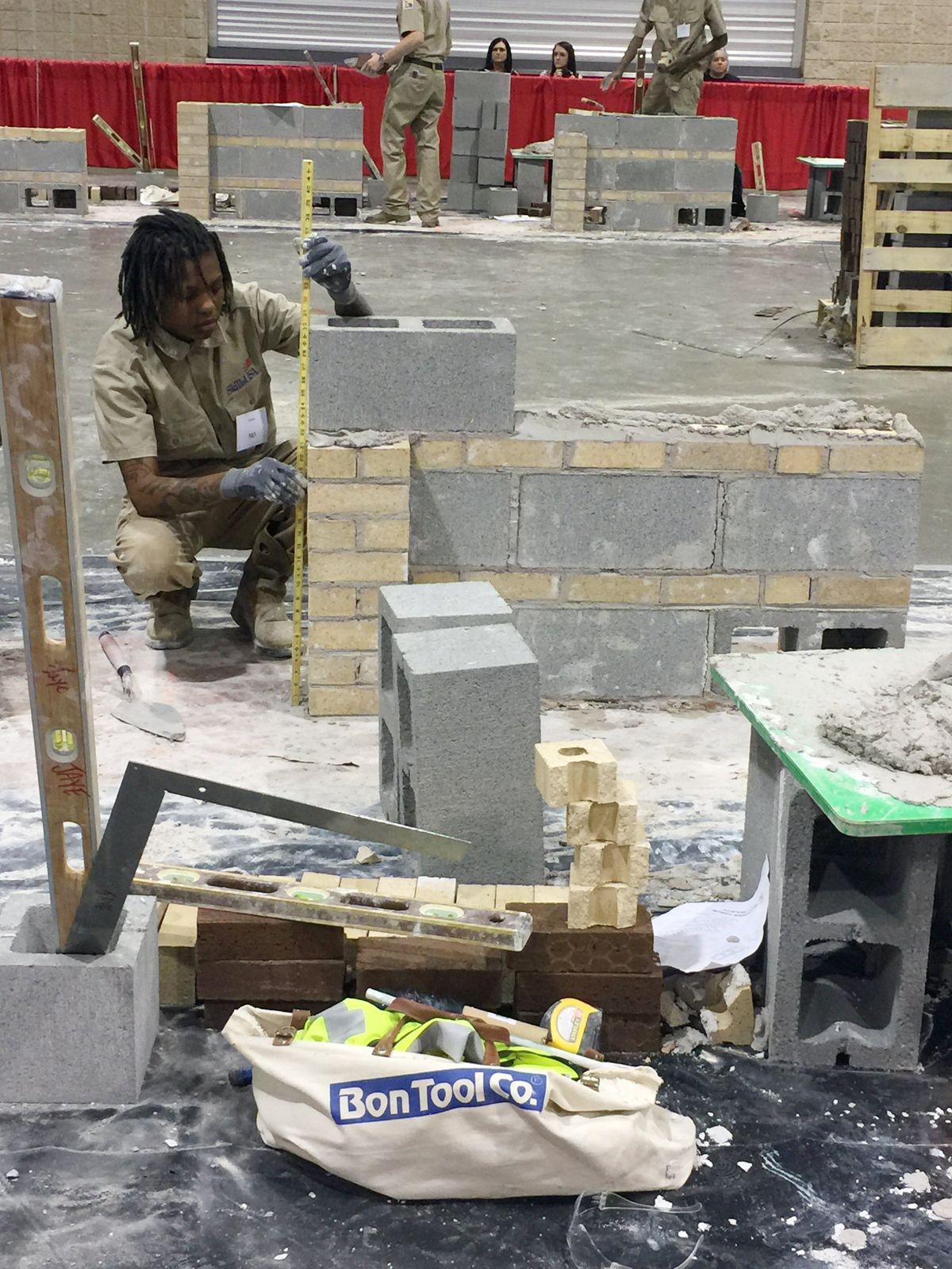 WCCS student becomes first female to win state masonry competition
