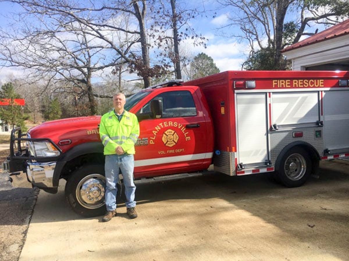 Walker devoted to firefighting