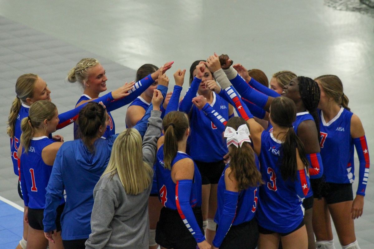 Morgan Academy volleyball players compete in AISA All-Star matchup