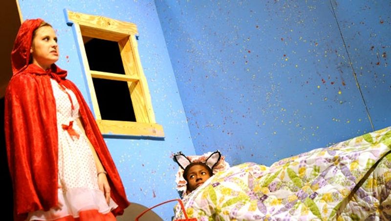 Big Bad Wolf tells his story in drama club performance