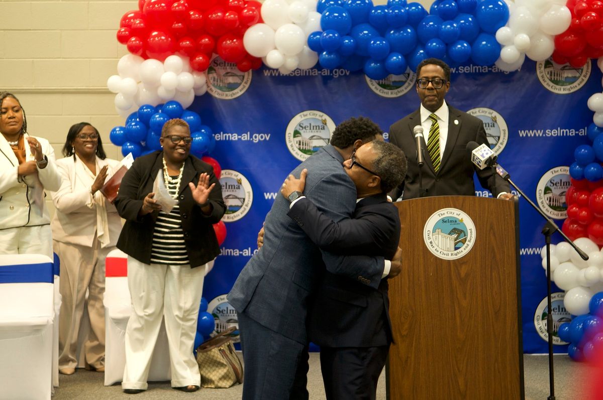 Selma swears in new Mayor Johnny Moss III and council member...