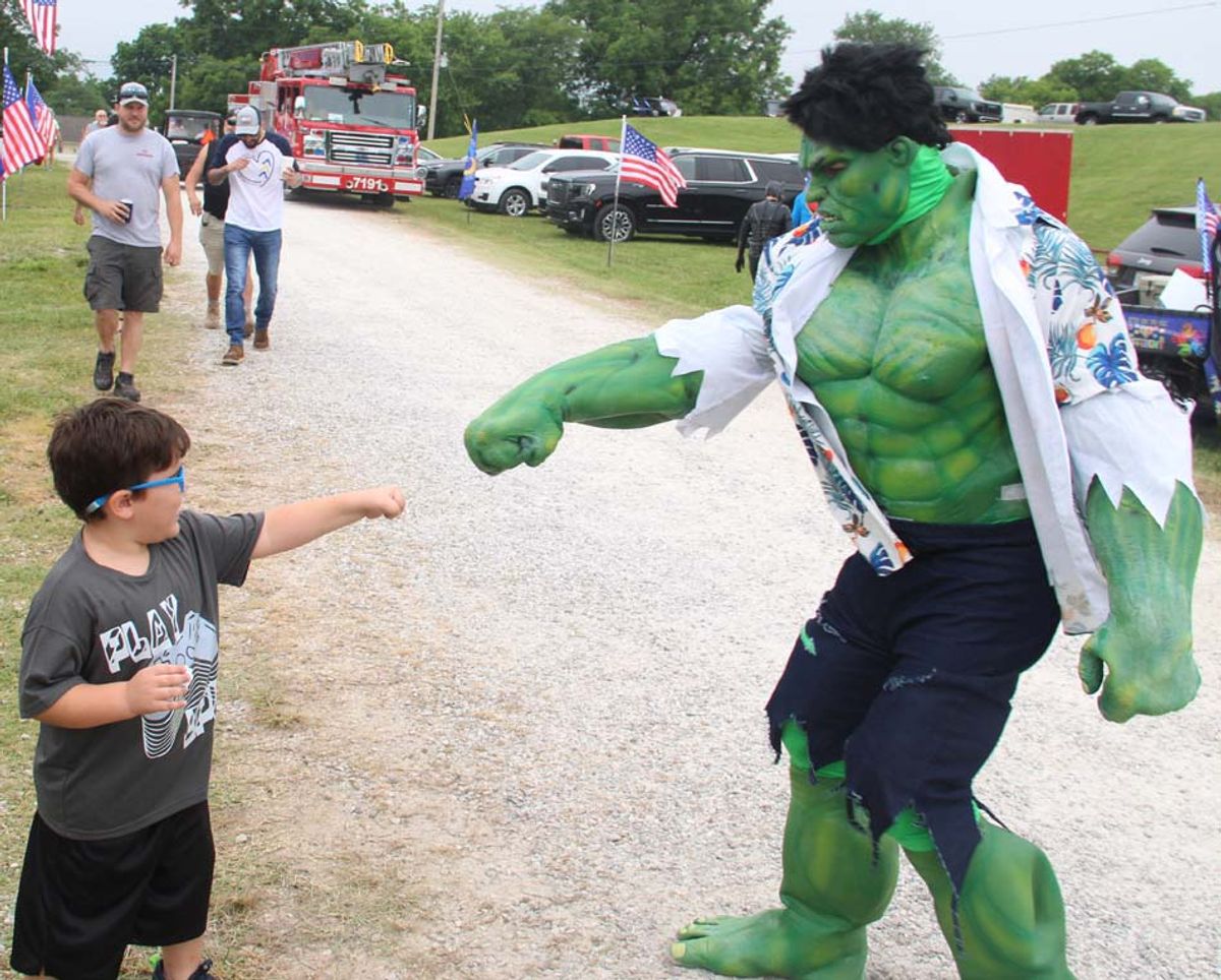 Rain be hanged! Down Syndrome event succeeds