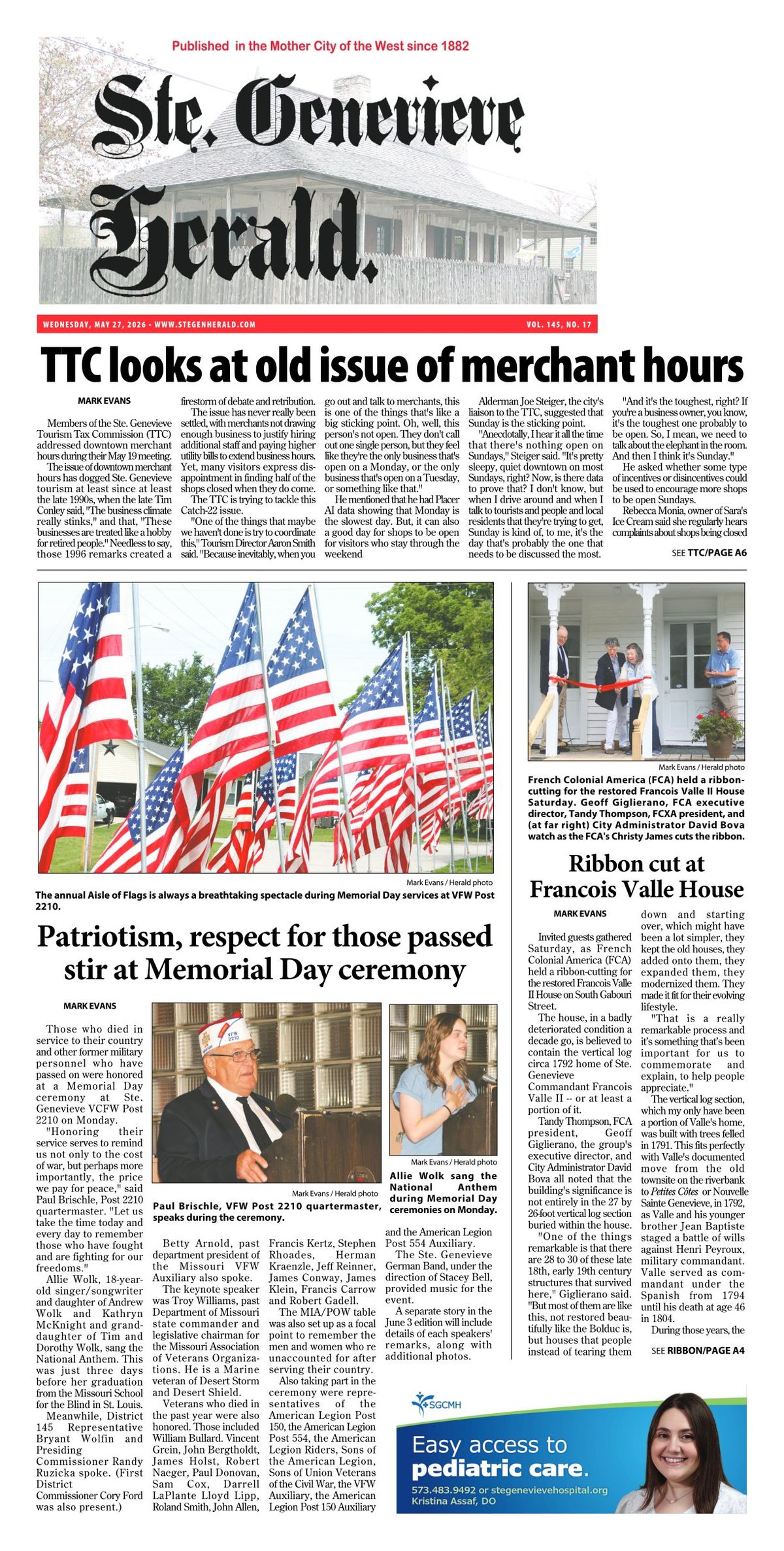 The Ste. Genevieve Herald, May 27