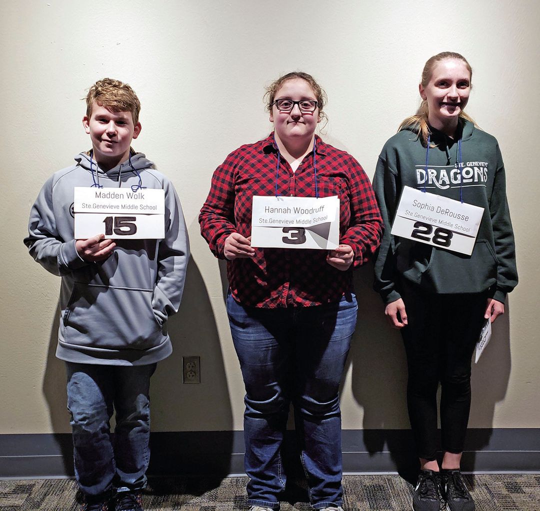 SGMS Spellers Reach Third Round In Conference Bee