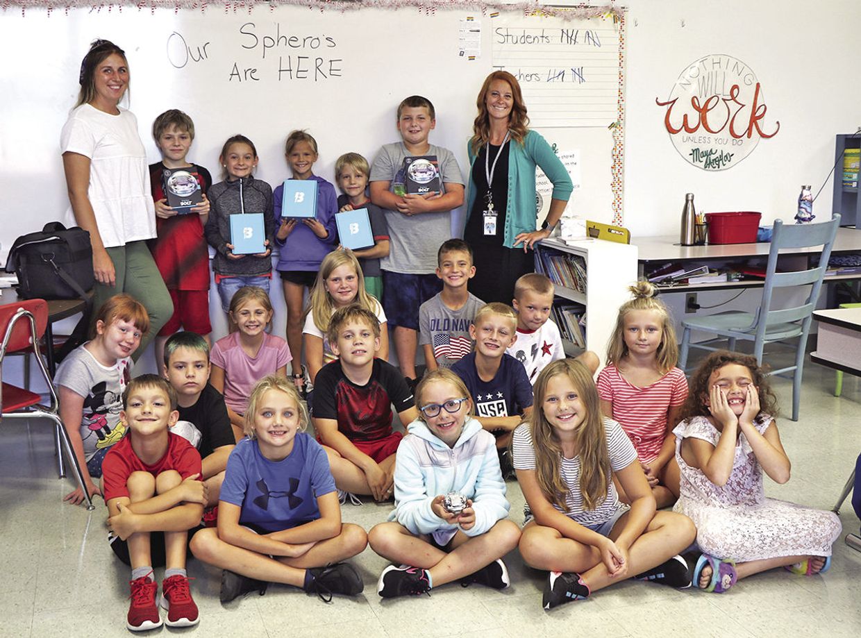 Ste. Genevieve Elementary Third-Grade Class Receives Programmable Sphe...