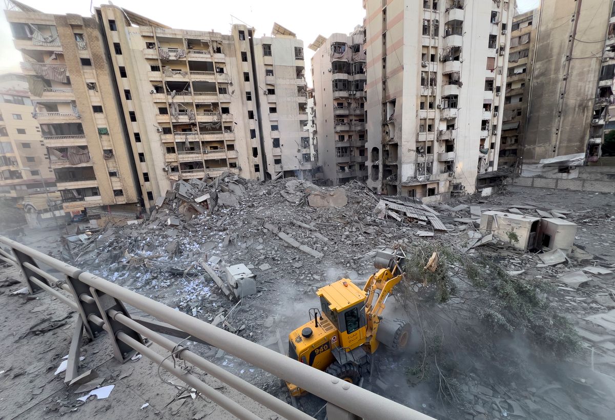 Middle East latest: Israel pounds Beirut suburb Dahiyeh with...