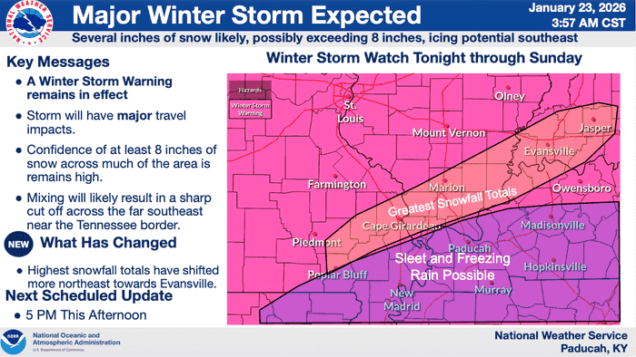 NWS: Expect 8 to 12 inches of snow, beginning Saturday morning; bitter...