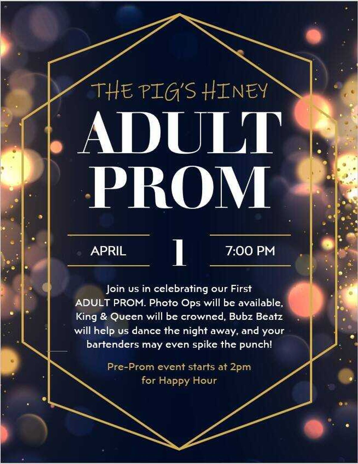 Adult prom coming to Pig's Hiney in Scott City