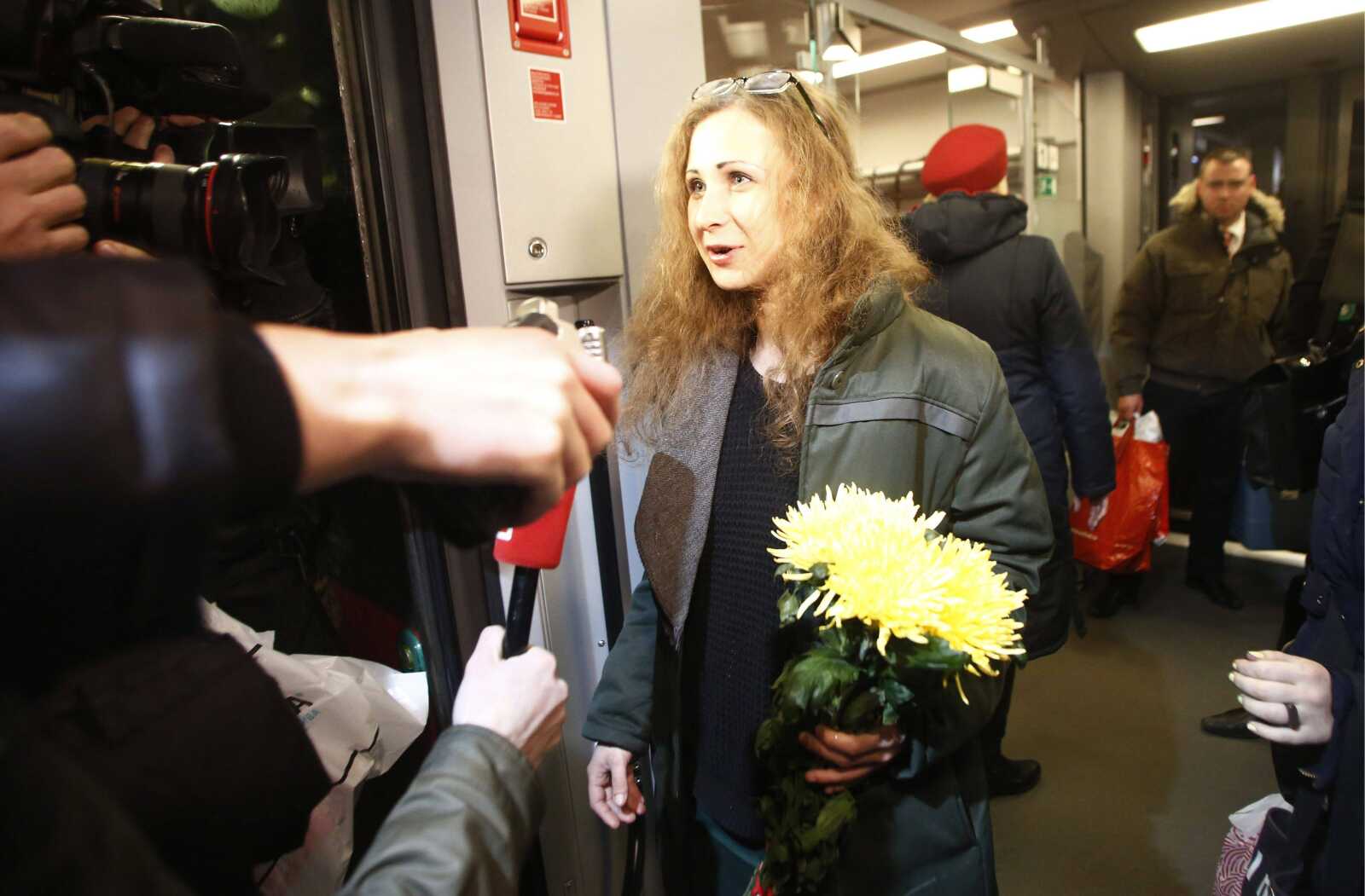 Two punk band members released from Russian prison