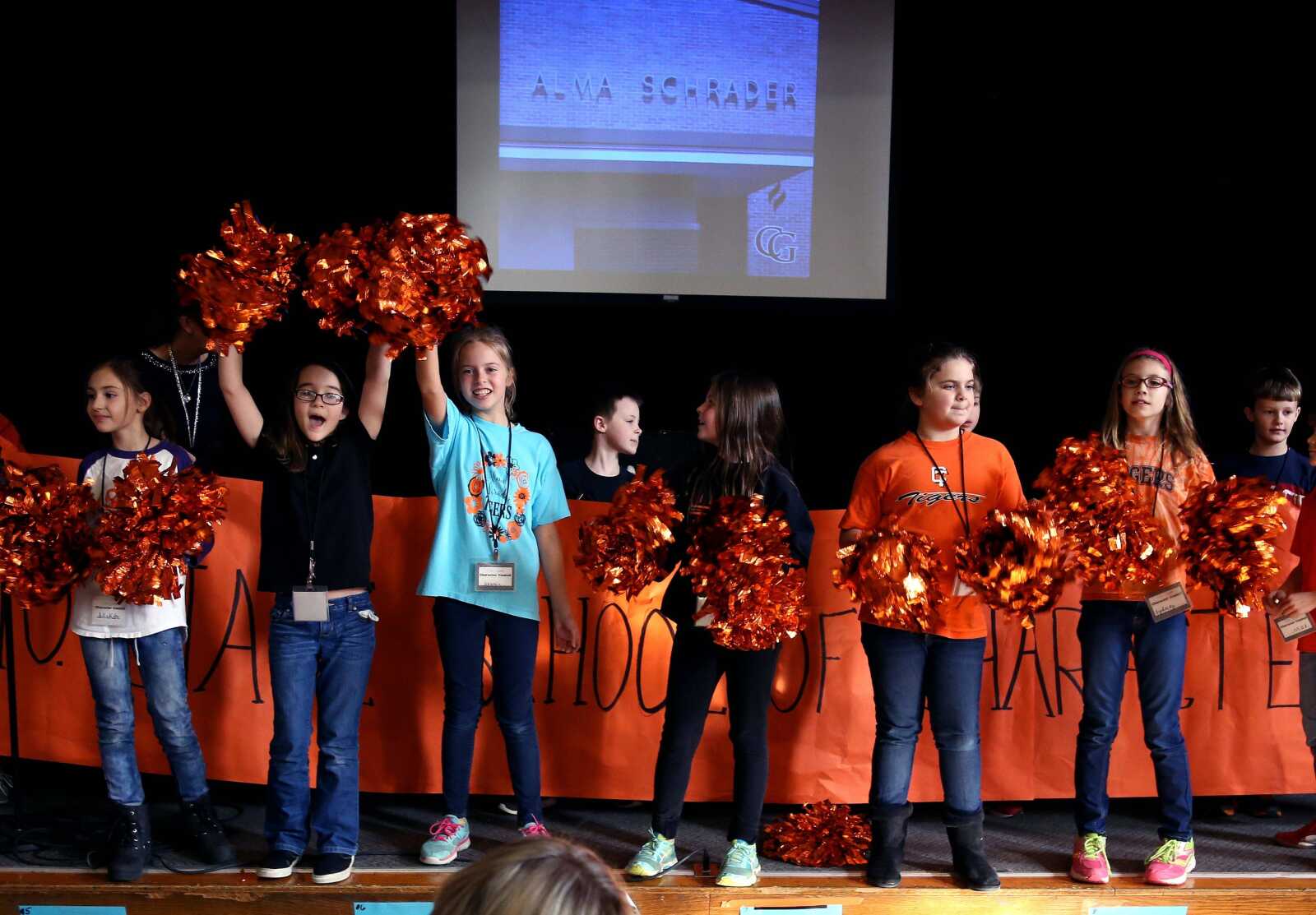 Schrader students celebrate School of Character designation