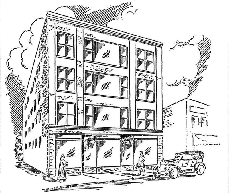 From the Morgue: Louis Hecht's new building