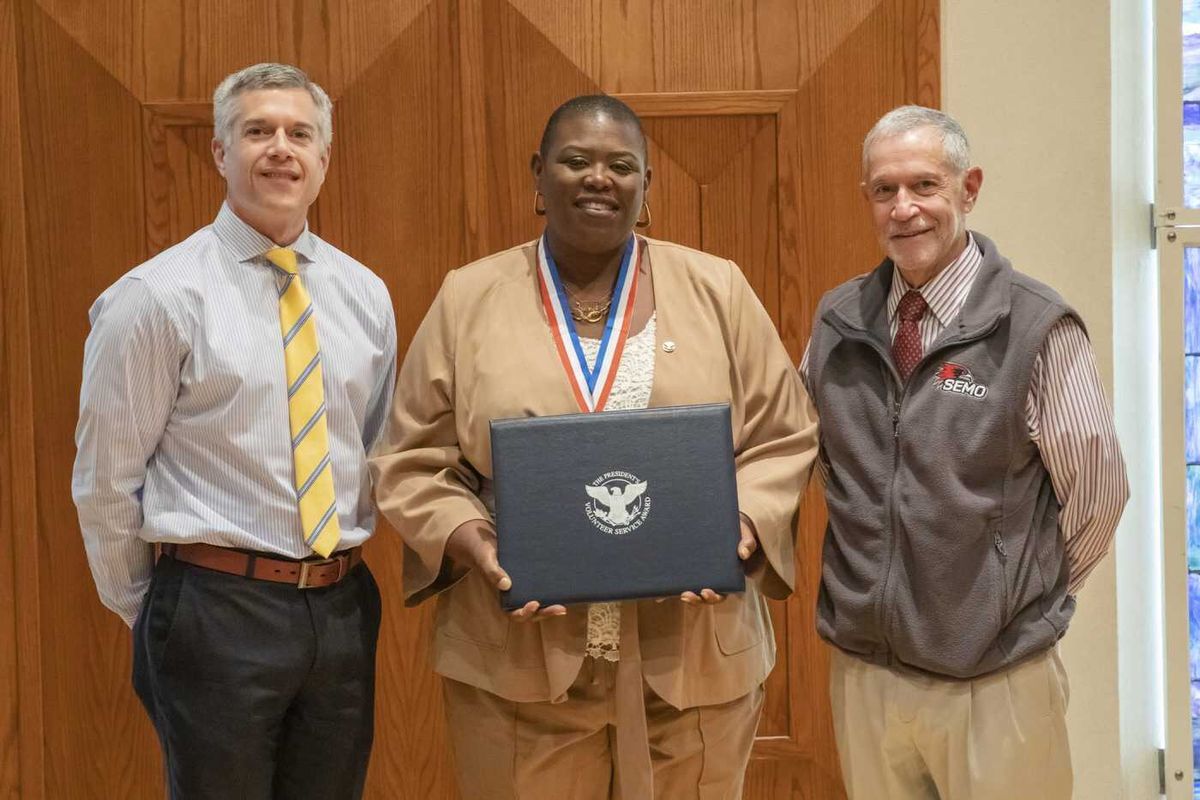 Buck recognized with President's Volunteer Service Award
