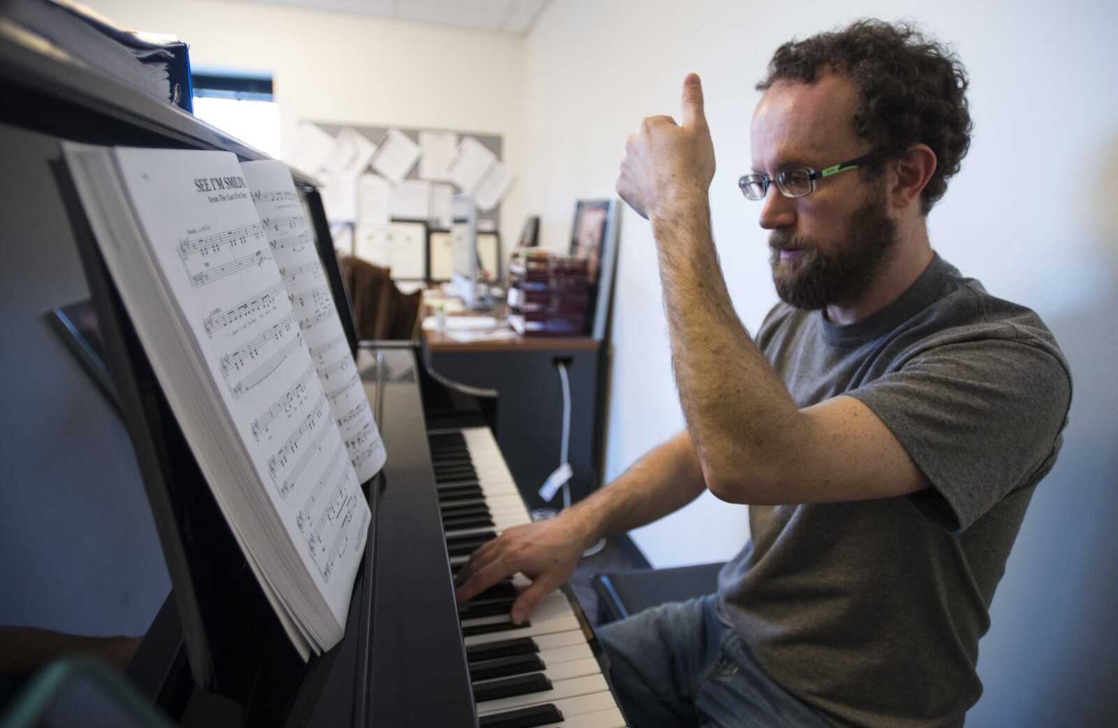 The man behind SEMO's stage music: Joshua Harvey