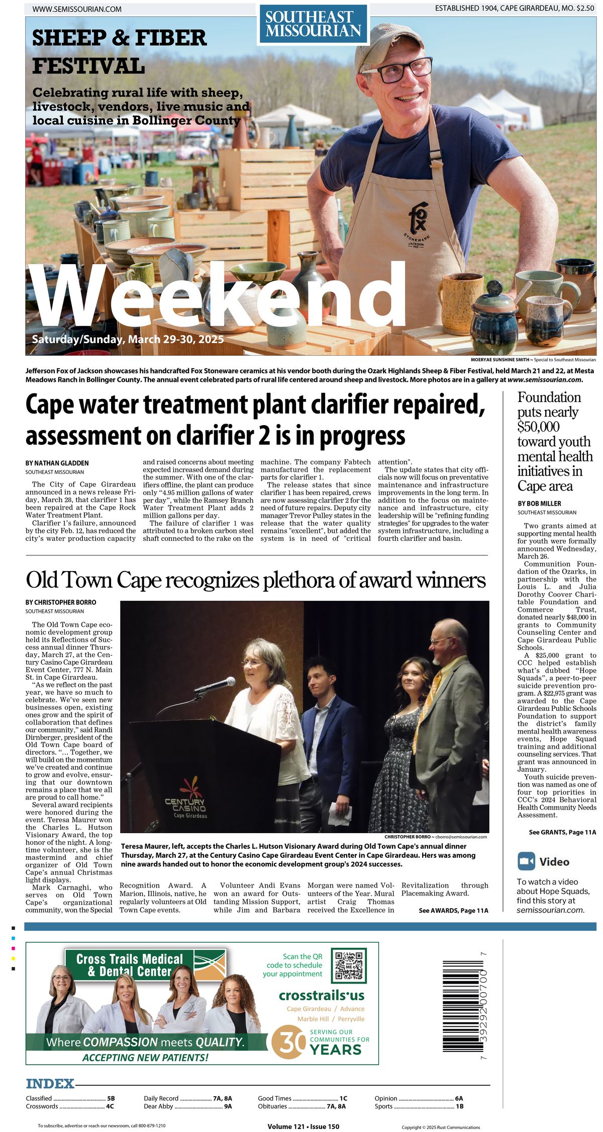 Saturday/Sunday, March 29-30, 2025: E-Edition