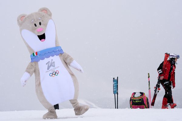 In real life, the Olympic mascot is a weasel-like animal at ...