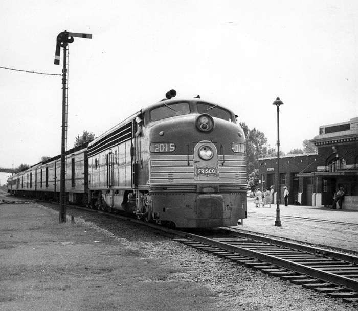 Captured on Film: Frisco Railroad launches diesel passenger service in...