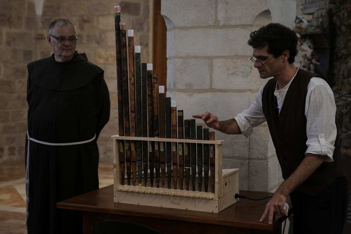 After 800 years of silence, the oldest pipe organ in the Chr...
