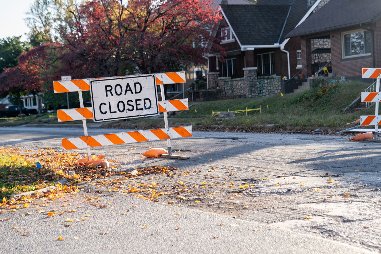 South Sprigg Street renovation project 'halfway finished', north side ...