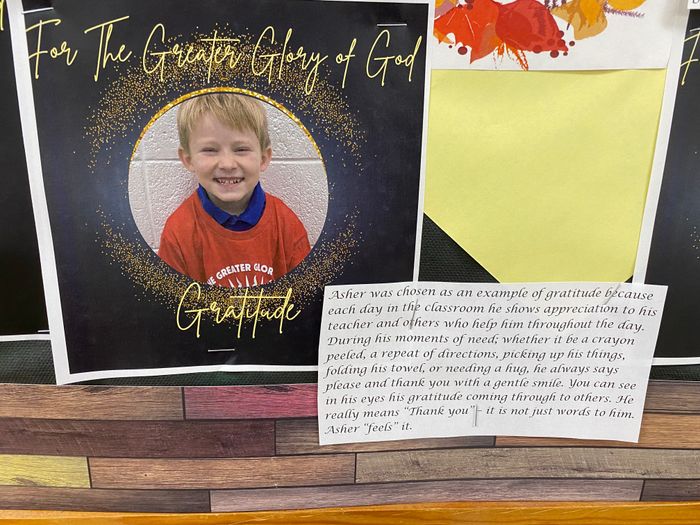 Submitted: November's "For the Greater Glory of God" Award