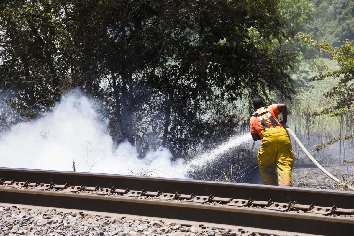 Brush fire in Stoddard County