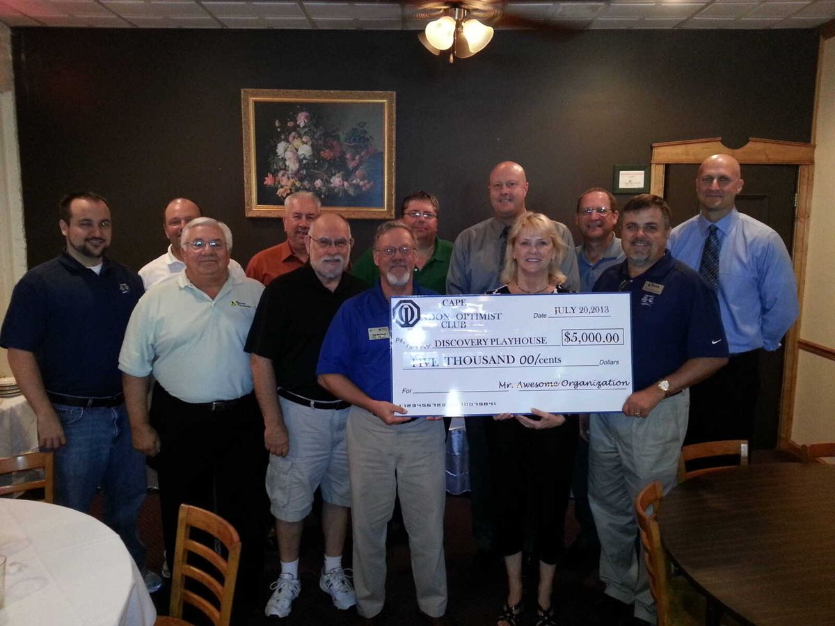 Discovery Playhouse Receives Donation