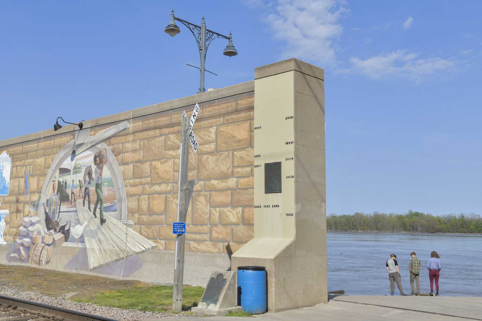 River Flood Wall Project Complete