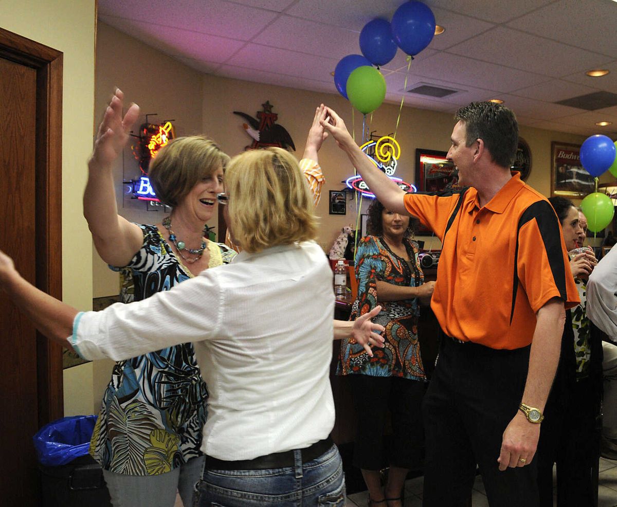School bond issue election night