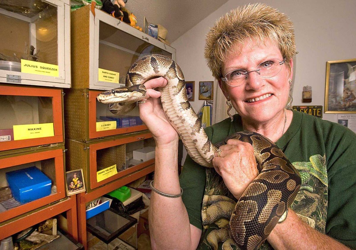 Snake Lady shares loves of reptiles