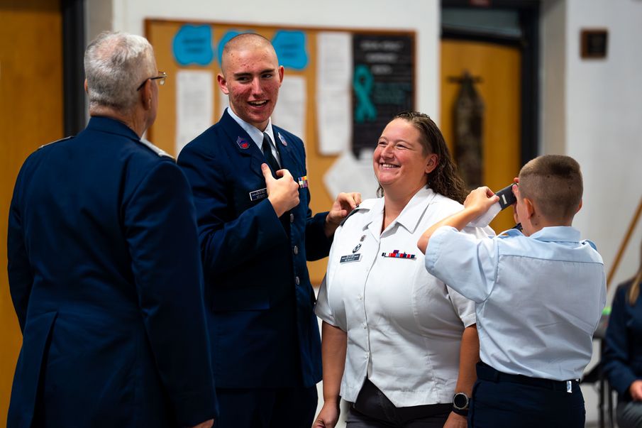 Civil Air Patrol hosts Amelia Earhart award, change of comma...