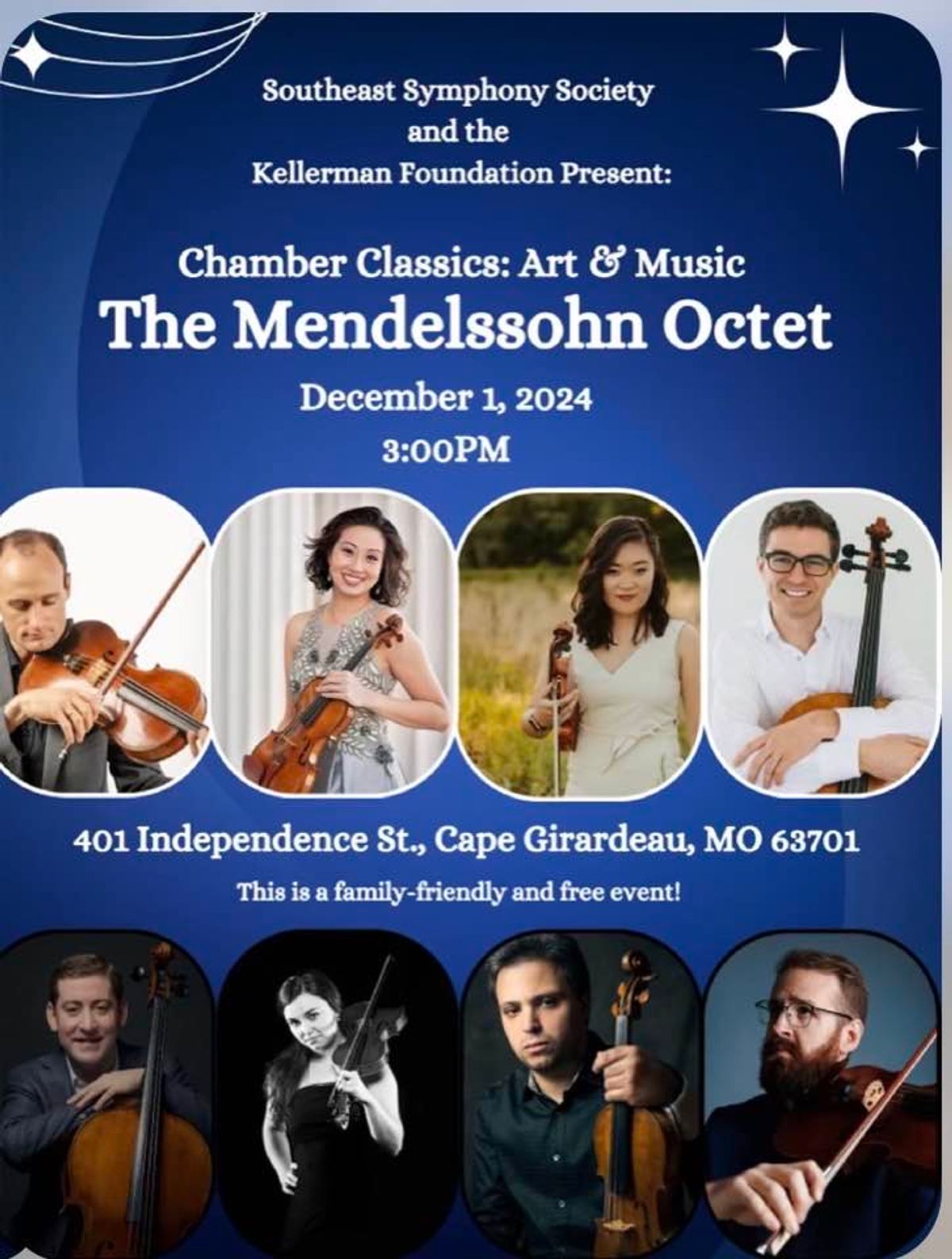 Mendelssohn Octet to perform at chamber music event hosted b...