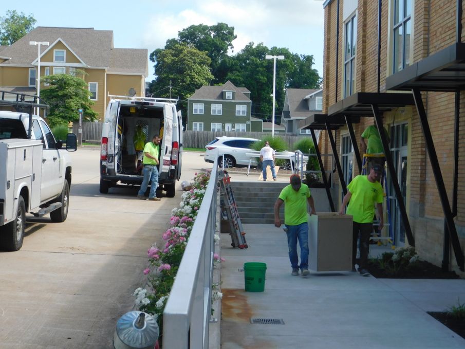 Esquire building ownership finishing renovation, opening retail spaces