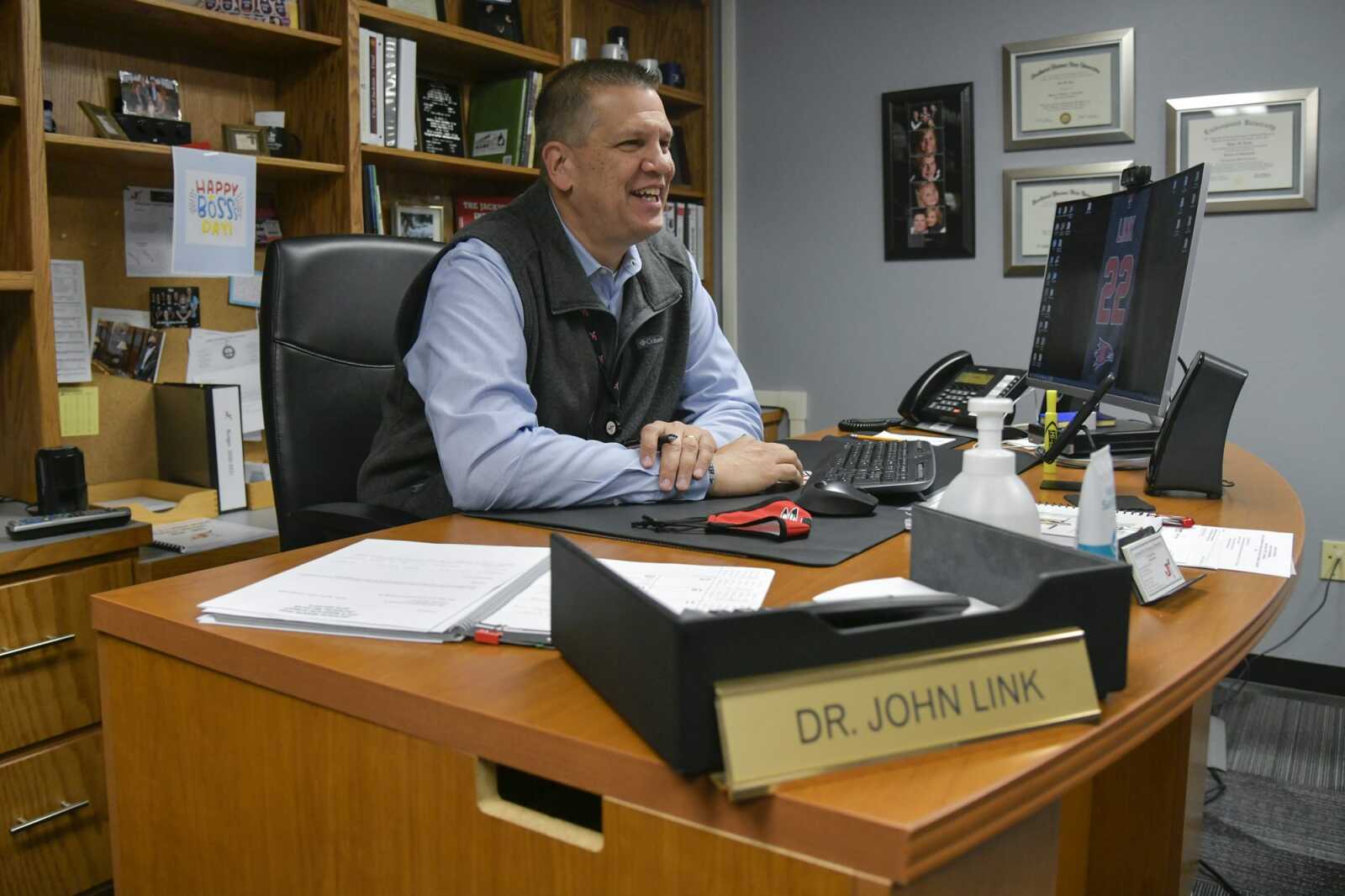 Jackson superintendent Link looks back on his career