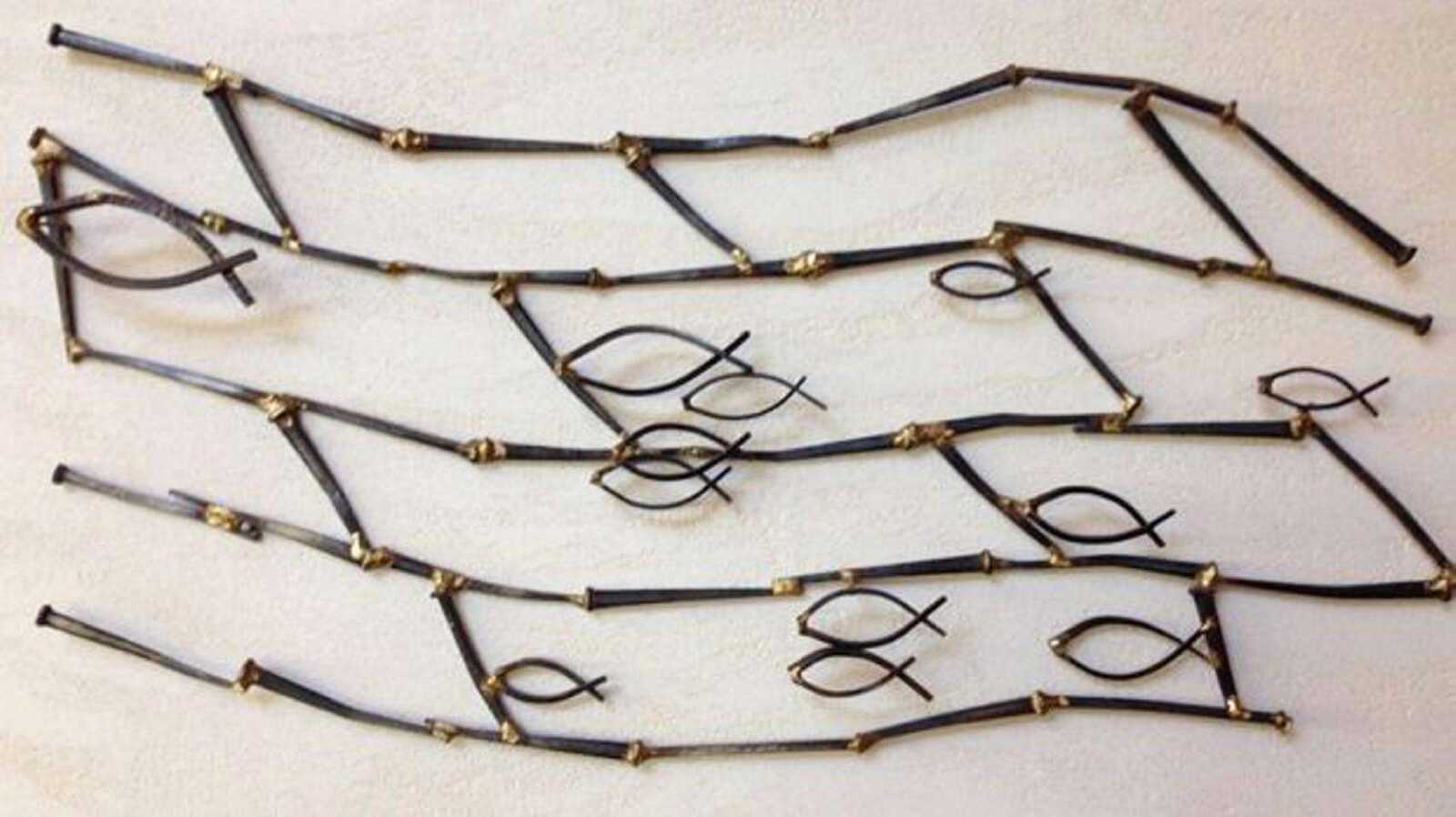 Missouri monk uses nails to make art