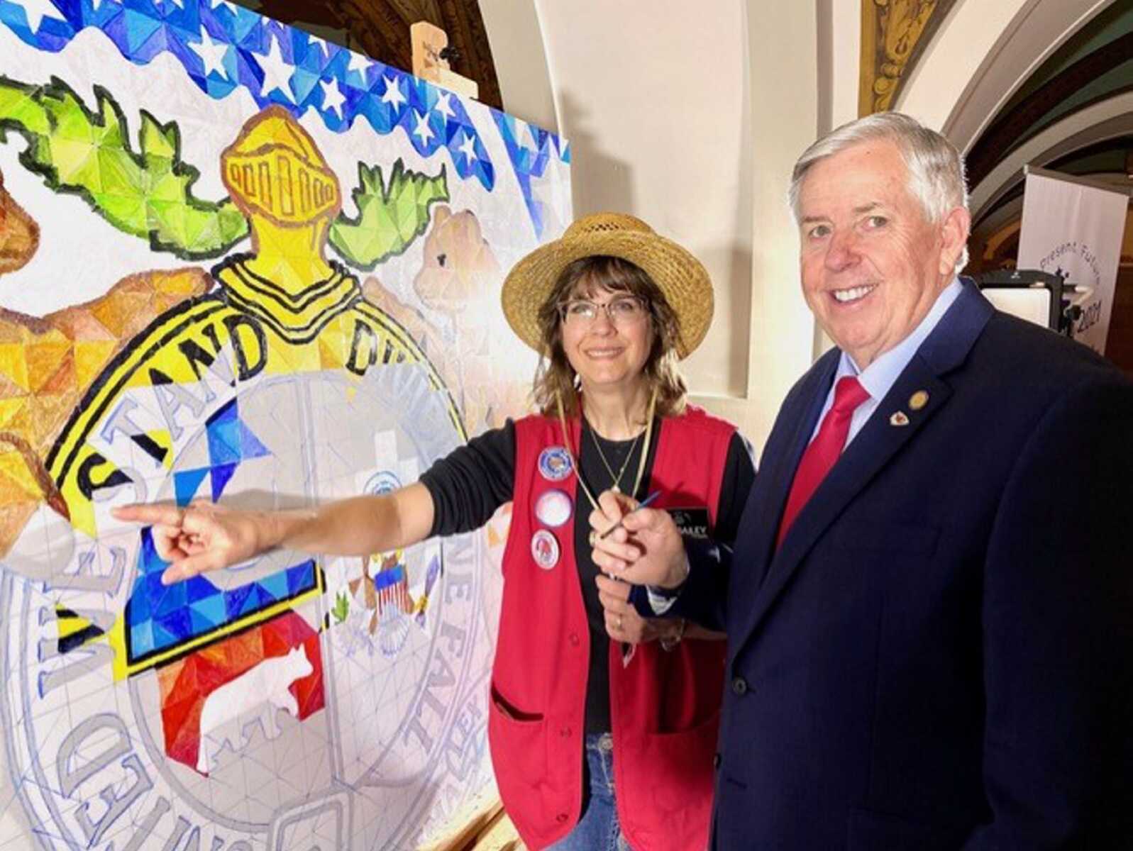 Artists to display completed Missouri bicentennial mural Sunday